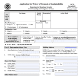 How to Apply for a Waiver of Inadmissibility with Form I-601