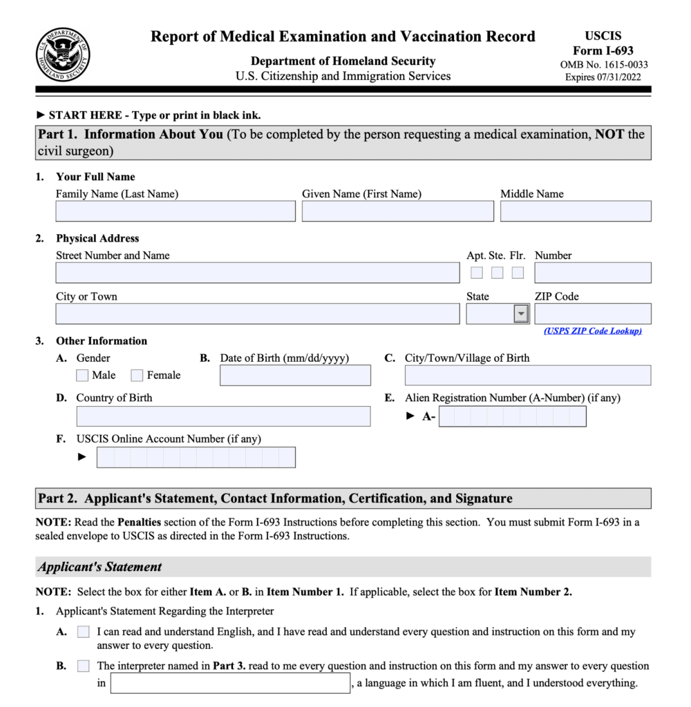 Immigration Medical Exam | The Complete Guide