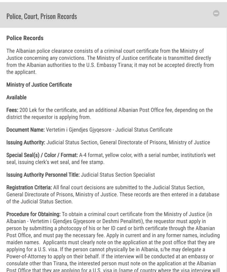 Getting a Police Certificate for Immigration Clearance | VisaNation