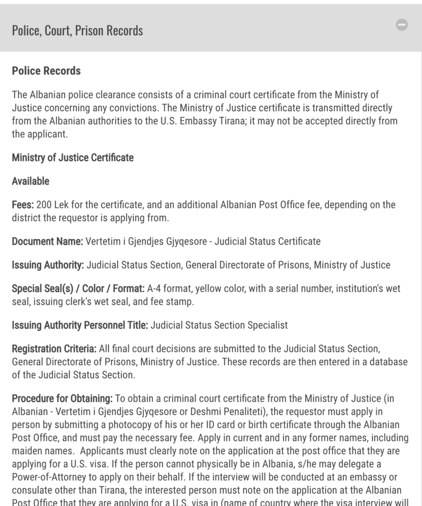 Getting a Police Certificate for Immigration Clearance | VisaNation