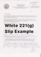 What is Section 221g? Color Slips | White, Blue, Yellow, Pink