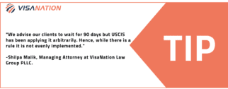 The USCIS 90 Day Rule - with Examples | VisaNation