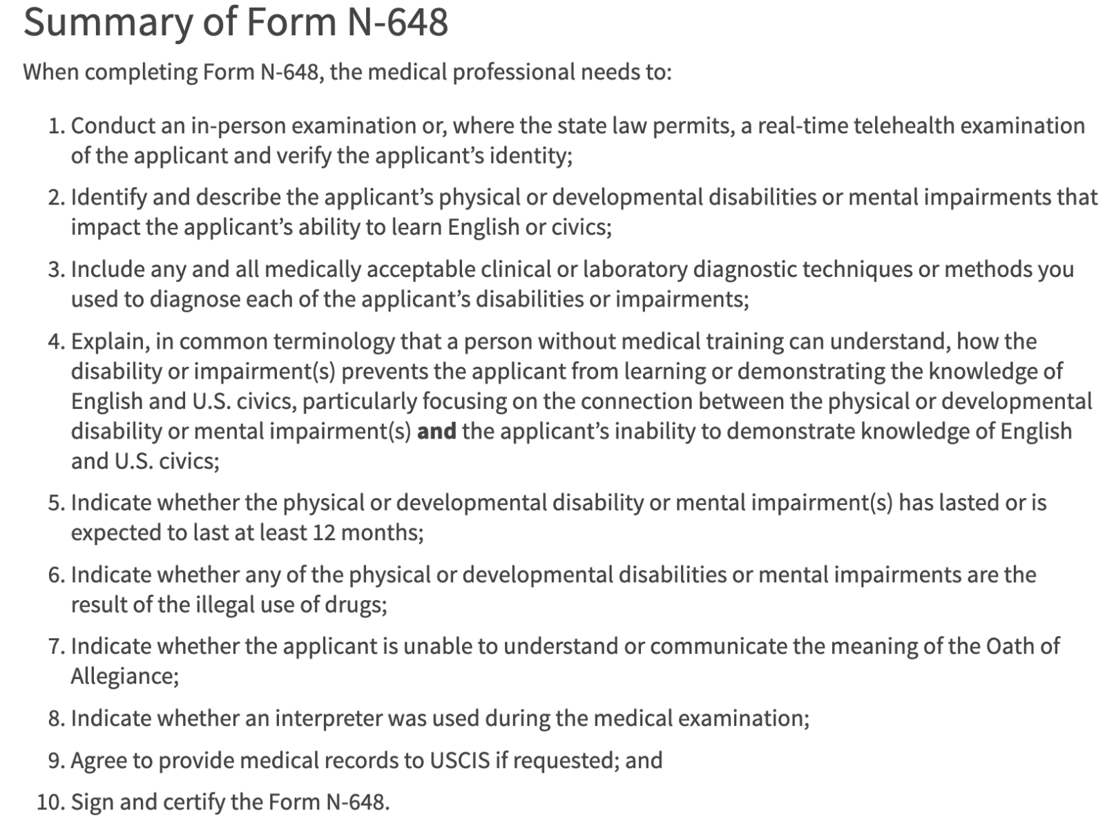 USCIS Revises Form N-648 to Aid Disabled Applicants