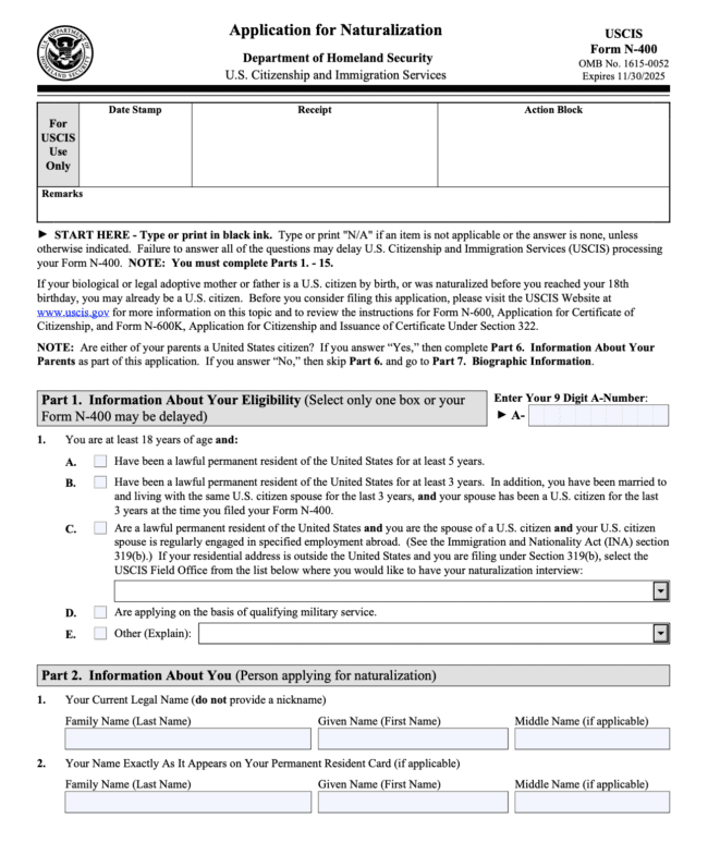 Citizenship Interview | The N-400 Interview Experience